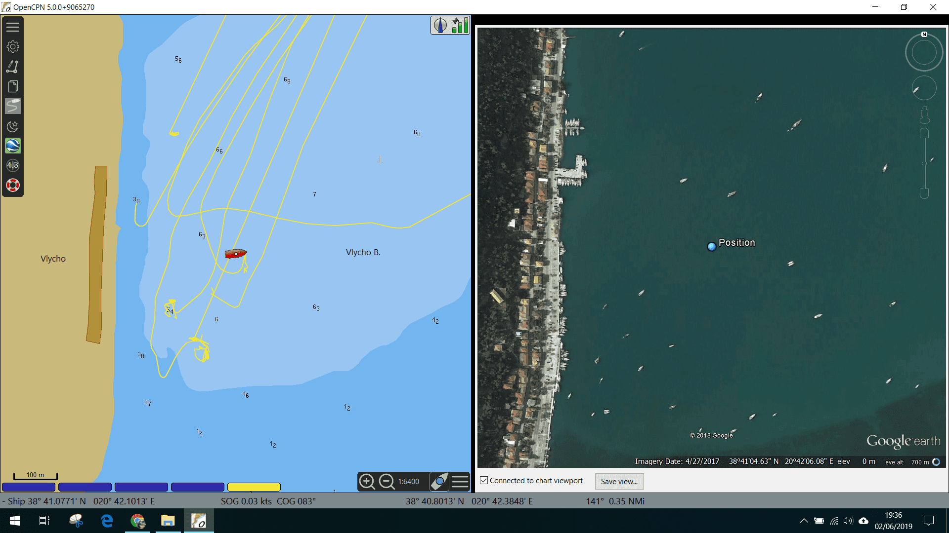 Using Google Earth with Open CPN - Marine Surveyor (AffilIIMS + AYDSA ...